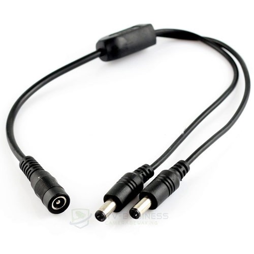 12V splitter 1 naar 2 | CCTV-Business